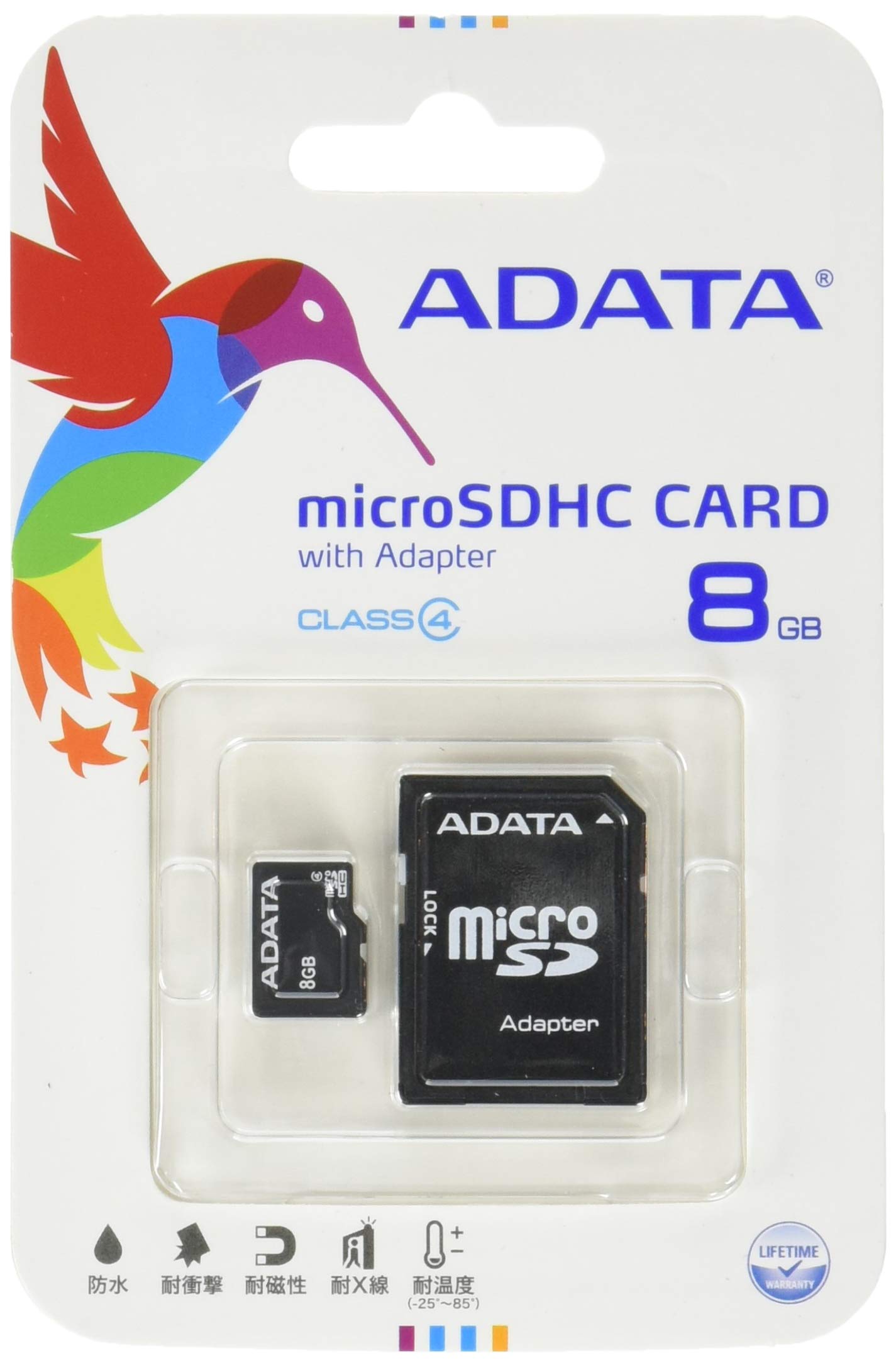 MEM MICRO SD 8GB CLASE 4 C/A ADATA – Arrichetta