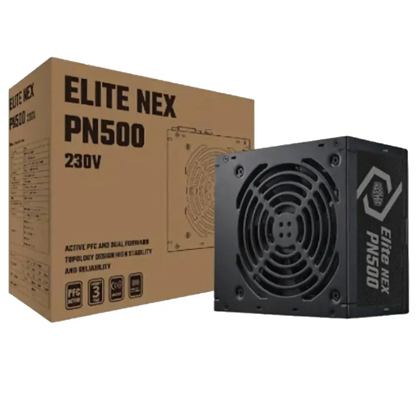 Fuente Cooler Master ELITE NEX PN500, 500W – Arrichetta