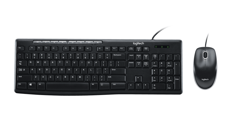 TEC+MOUSE LOGITECH MK200 WIRELESS SPN BLACK ( I ) – Arrichetta